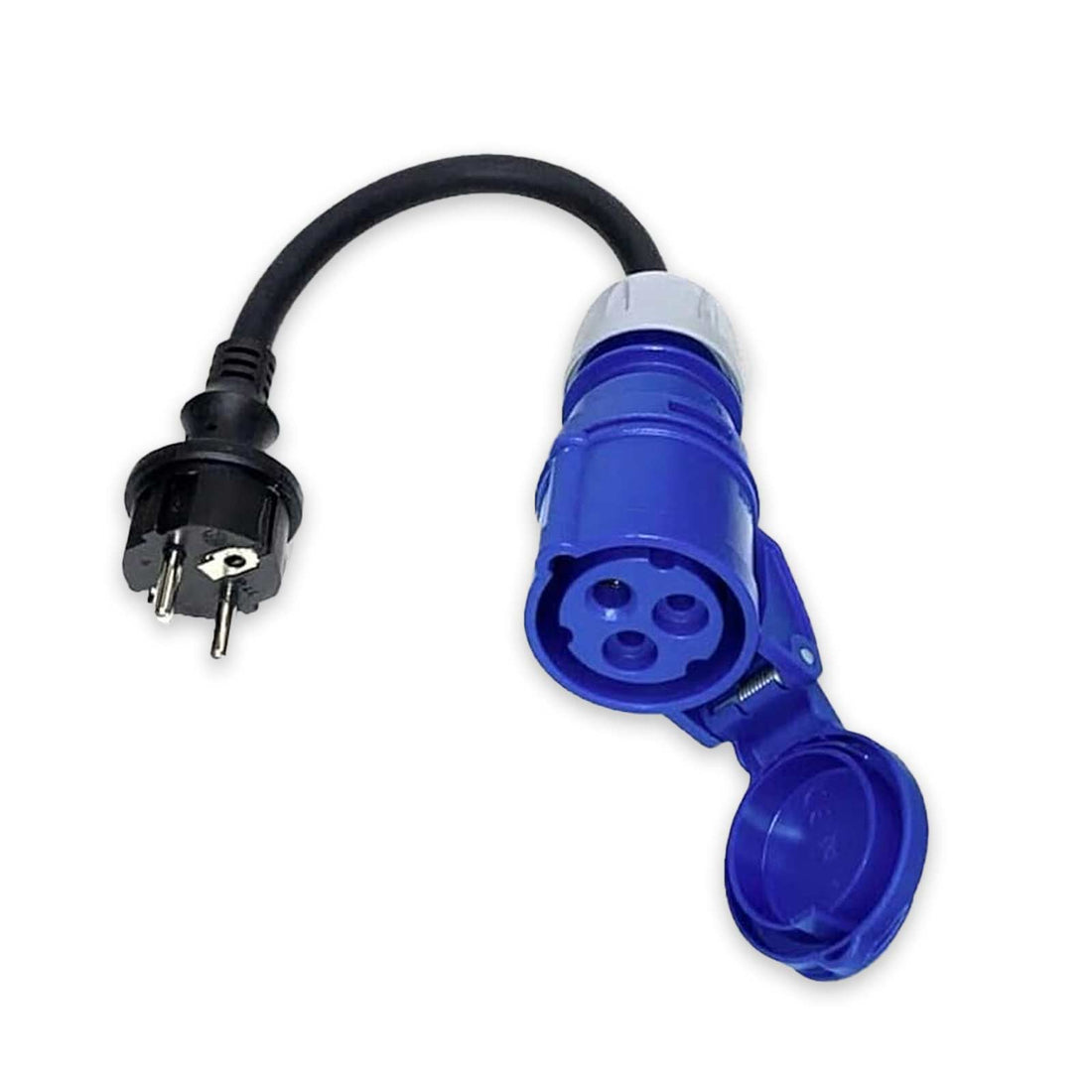 Adapter verloopkabel Schuko naar CEE 16A – Faraday Energy